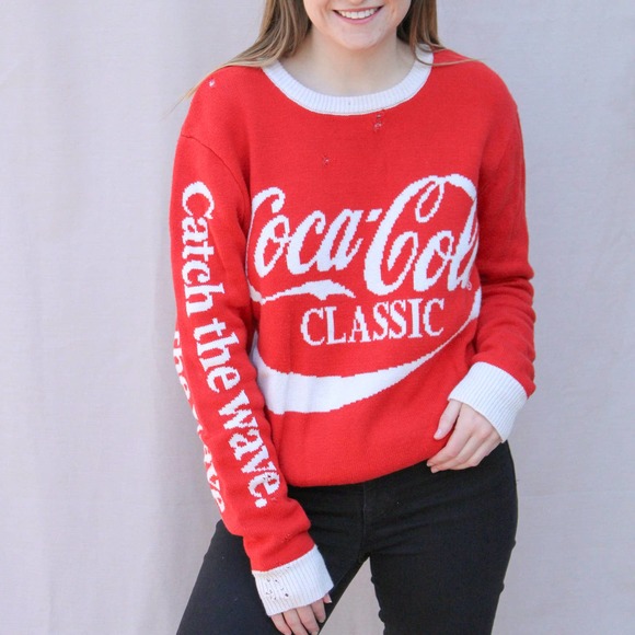 True Vintage | Sweaters | True Vintage Coca Cola Sweater | Poshmark